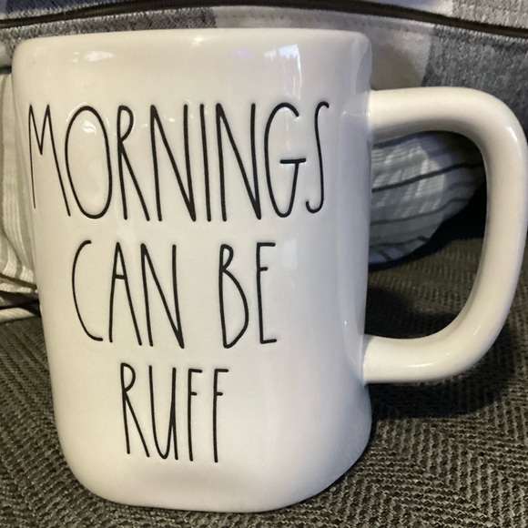 Rae Dunn | Kitchen | Rae Dunn Coffee Cup Mornings Can Be Ruff Euc ...